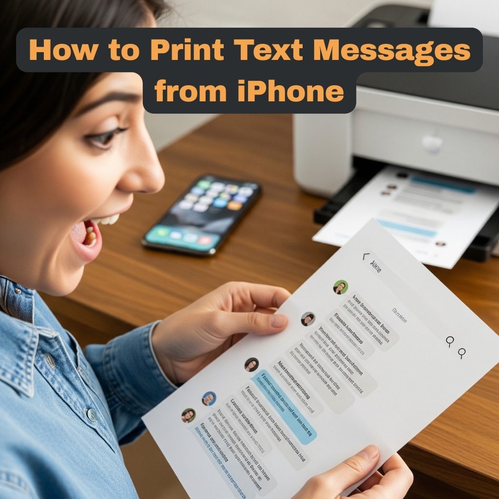 How to Print Text Messages from iPhone: Complete Guide 2025